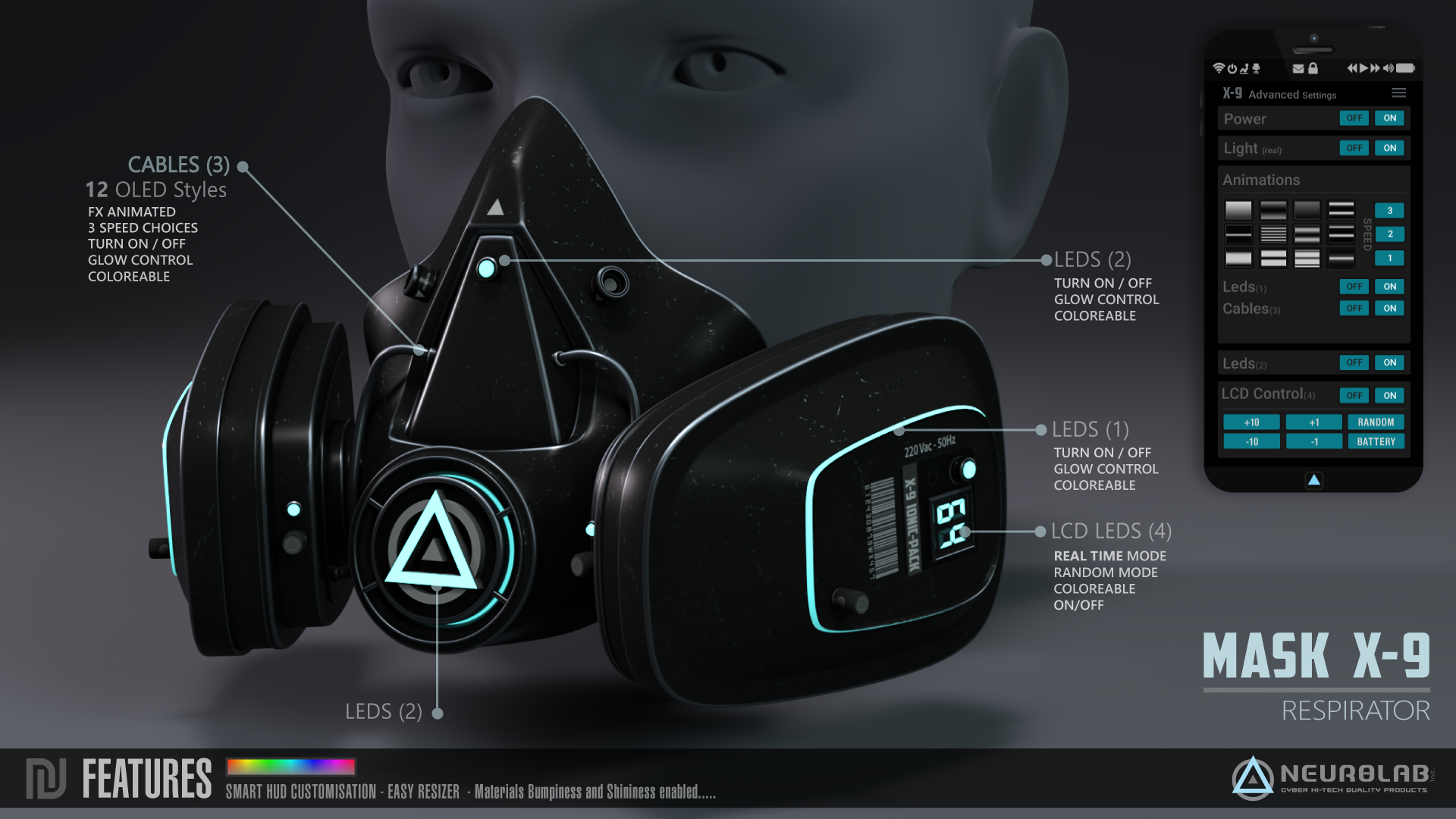 MASK X-9 Respirator [2.0] (Collection) *Update* – NEUROLAB – Cyber ...