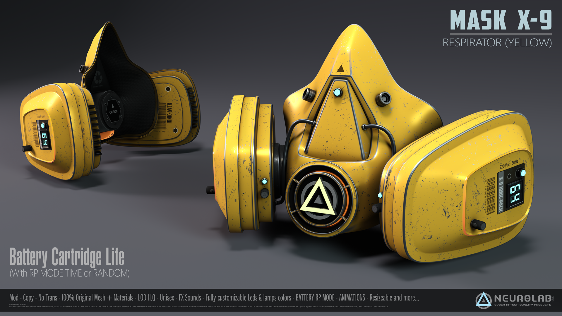 MASK X-9 Respirator [2.0] (Collection) *Update* – NEUROLAB – Cyber ...
